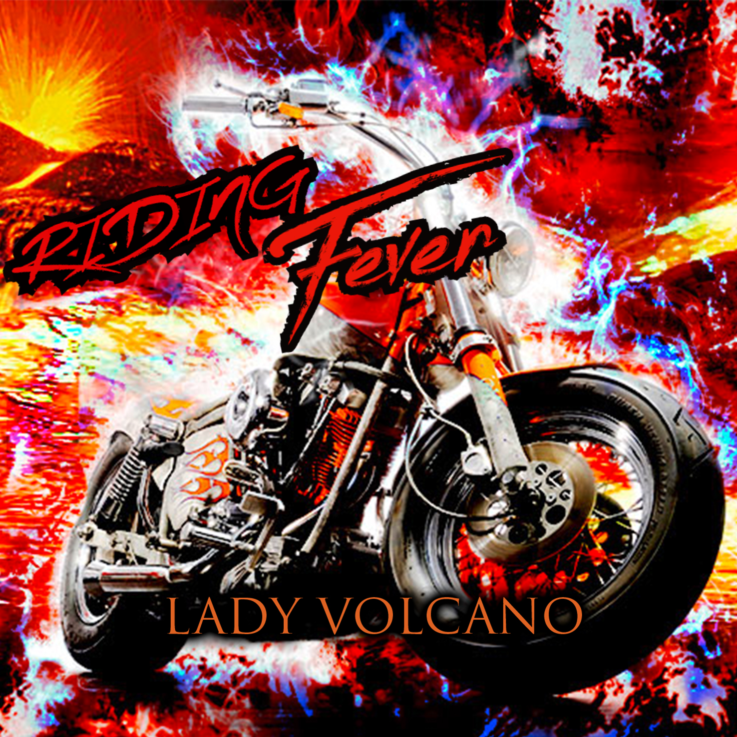 New Release Rock Music Album „Riding Fever“ – Lady Volcano